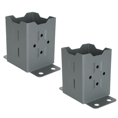 4 x 4 Post Base(Inner 3.75"x3.75") Deck Post Base Post Bracket 2Pack ...