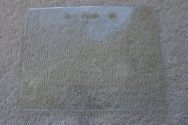 Clear Vinyl Horizontal 'Secure' Card Holder - ID-Badge ...