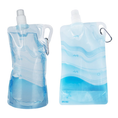 Collapsible lightweight Water Bottle with carabiner and handle, 1L ...