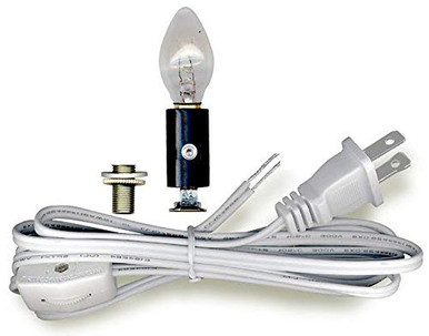 National Artcraft Lamp Cord Set with Quick-Connect Socket, Switch and ...