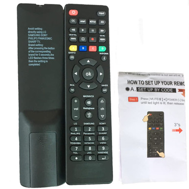 Universal TV Remote Control for Vizio TCL JVC Hisence RCA Haier Seiki ...