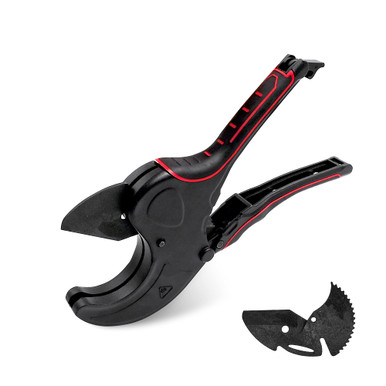 AGOOBO PVC Pipe Cutter, Up to 2-1/2 inch, Ratchet PVC Pipe Cutter SK5 ...