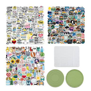 300pcs Random Cool Stickers for Adults, Waterproof Vinyl Sticker for ...