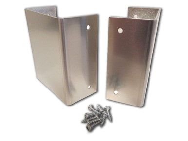 4x4 (3.5 x 3.5) Mailbox Post Protector Guard (Mill Finish) - Wood Post ...