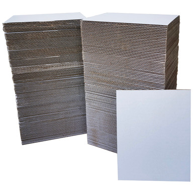 200 Packs 4x6 Inch Corrugated Cardboard Sheets, Premium Corrugated Pads ...