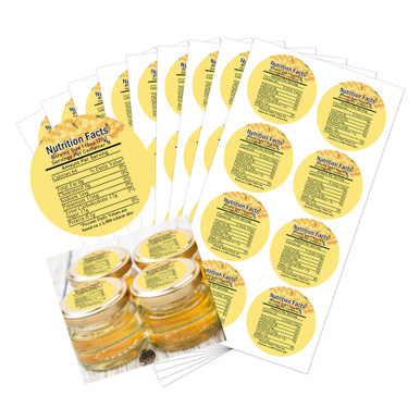 Honey Nutrition Labels Honey Nutrition Facts Calories Health Benefits ...