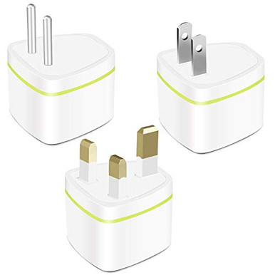 Travel Power Plug Adapter, USA, UK, EU Standard Plug, Type A, Type G ...