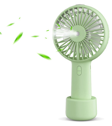 Portable Hand held Misting Fan, Small Personal USB Rechargeable Battery ...
