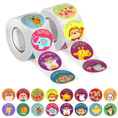 1000 PCS Teacher Stickers for Kids, Reward Stickers, 16-Specialized ...