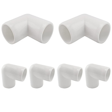 MARRTEUM 1 Inch 90 Degree PVC Elbow Fitting Pipe Right Angle Joint for ...