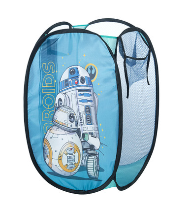 Star Wars R2D2 and BB8 Pop Up Laundry Storage Hamper with Durable Carry ...