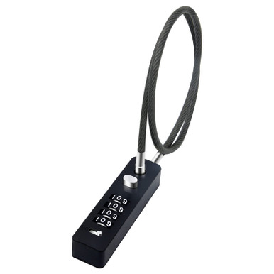 Cable Locks with 4-Digit Combination 2Ft Heavy Duty Anti Theft Wire ...