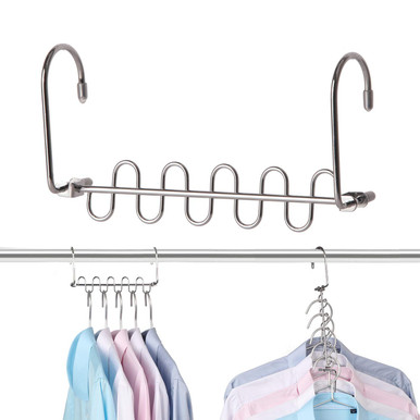 Bloberey Space Saving Hangers 6x2 Slots Metal Magic Cascading Hanger ...