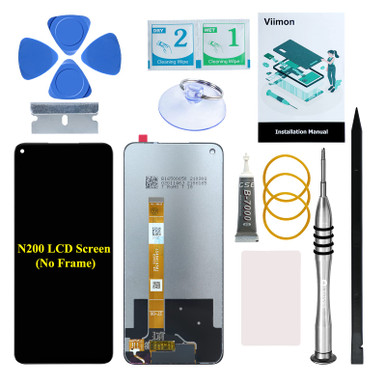 Viimon for OnePlus Nord N200 5G LCD Screen Replacement Kits Compatible with Nord N200 5G DE2117 ...