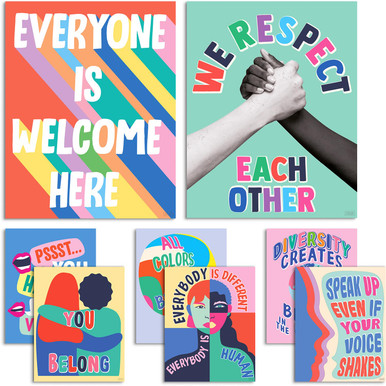 S&O Set of 8 Diversity Posters for Classroom - Classroom Posters ...