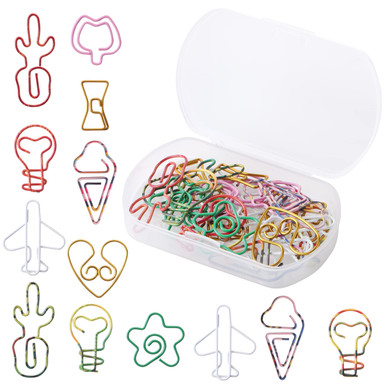 Mr. Pen- Cute Paper Clips, Assorted Colors, 24 pcs, Cute Planner Clips ...