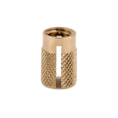 E-Z LOK Threaded Insert for Plastic Flush Brass Thread Inserts 1/4-20 ...