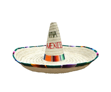 Adult Giant 27" Jumbo Mexican Sombrero -Authentic Handmade Viva Mexico ...