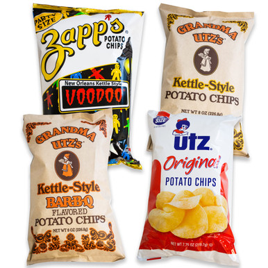 UTZ Chips Variety Pack - Original Potato Chips (1, 7.75oz) - Grandma ...