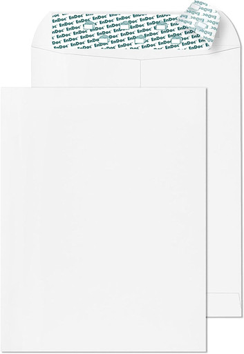 10x13 Catalog Envelopes Self Seal - 100 Count, Open-end Plain White ...