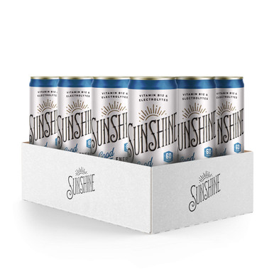 Sunshine Beverages Sparkling Energy Drink, Blueberry Lemonade, Caffeine ...