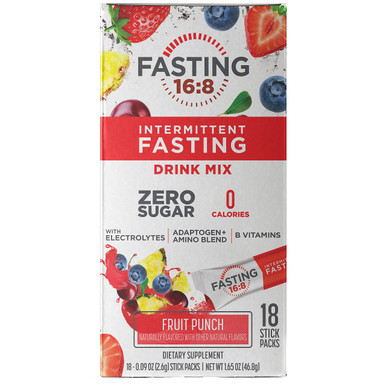 Fasting 16:8 Intermittent Fasting Drink Mix - 0 Sugar - 0 Calories ...