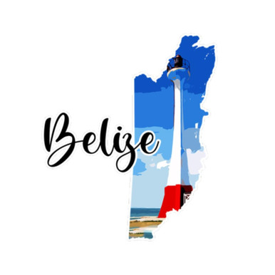 Belize Mural Decals Positive Skyline Picture City Painting Doors Wall ...
