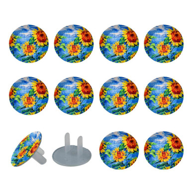 Electrical Outlet Covers 12 Pack, Plastic Plugs Covers Socket Protector ...