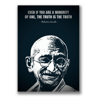 HAENJA 8x10 Motivational Posters For Mahatma Gandhi quotes Sports ...