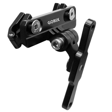 GORIX Bicycle Bottle Cage Adapter Mount Adjustable MTB Road Bike Handlebar Water Bottle Holder ...