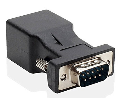 DB9 RS232 Male Port to RJ45 Female Connector Card DB9 Serial Port ...