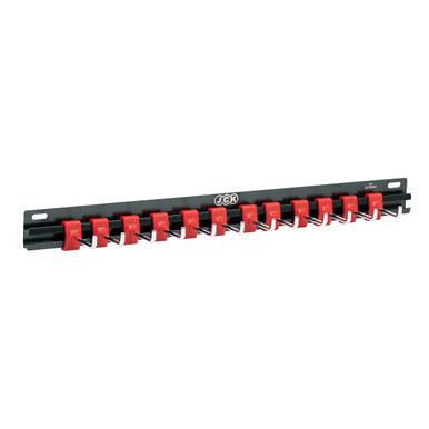 JCK Professional Quality rack of Wrench Organizer Black Aluminum & Red ...