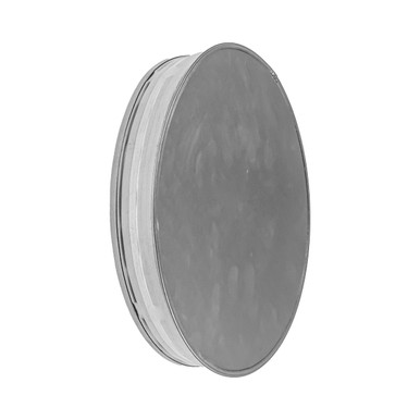 HVAC OV Galvanized Metal Duct End Cap - 12 Inch Fit - Available in ...