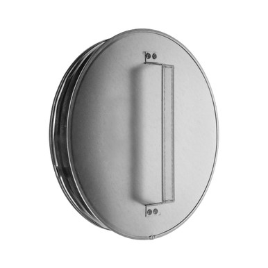 HVAC OV Galvanized Metal Duct End Cap - 12 Inch Fit with Handle ...