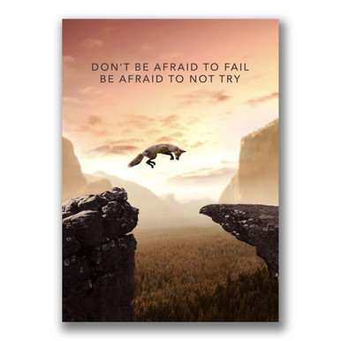 HAENJA 8x10 Motivational Posters For Dont Be Afraid To Fail Sports ...