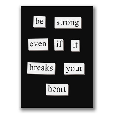 HAENJA 8x10 Motivational Posters For Be Strong Motivational Sports ...