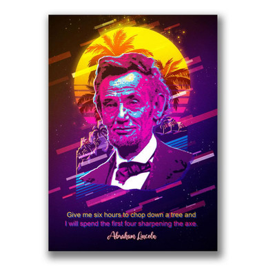 HAENJA 8x10 Motivational Posters For Abraham Lincoln Sports Quotes ...