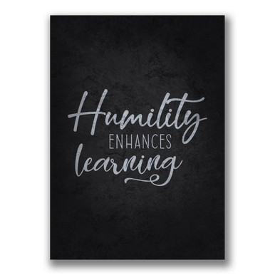 HAENJA 8x10 Motivational Posters For Humility Enhances Learning Sports ...