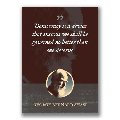 HAENJA 8x10 Motivational Posters For Democracy is a device that Sports ...