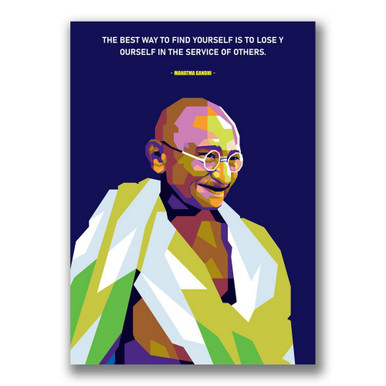 HAENJA 8x10 Motivational Posters For Mahatma Gandhi Sports Quotes ...