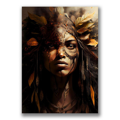 HAENJA 8x10 Motivational Posters For Native American Portrait 3 Sports ...