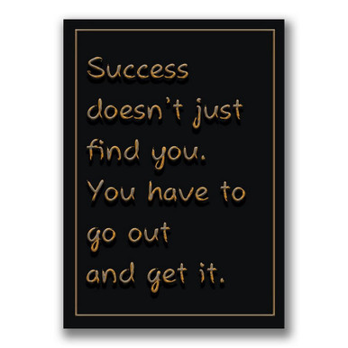 HAENJA 8x10 Motivational Posters For success doesnt find you Sports ...