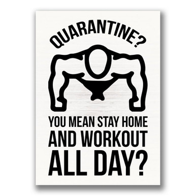 HAENJA 8x10 Motivational Posters For Quarantine Workout All Day Sports ...
