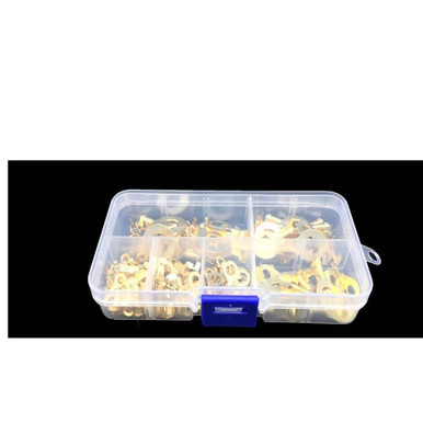 150PCS M3 M4 M5 M6 M8 M10 Ring Lugs Ring Eyes Copper Crimp Terminals ...