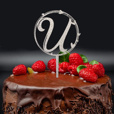 Personalized Wedding Cake Topper Name, Last Name Initial Wedding Cake ...