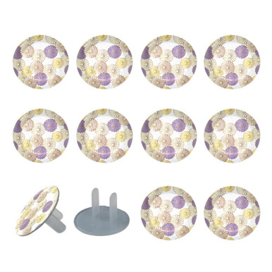 Electrical Outlet Covers 12 Pack, Plastic Plugs Covers Socket Protector ...