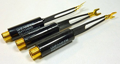 Three Philmore Indoor Antenna Matching Transformers UHF/VHF/FM Balun 75 ...