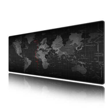 LL-COEUR XXL Computer Laptop Mouse Pad Gaming Play Mat World Map Office ...