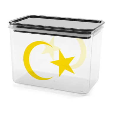 Coat of Arms of Libya Food Storage Container Plastic Clear Storage ...