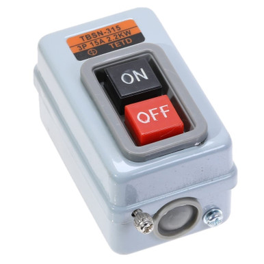 ANZOAT Push Button Power Switch Three Phases Power Control Start Switch ...